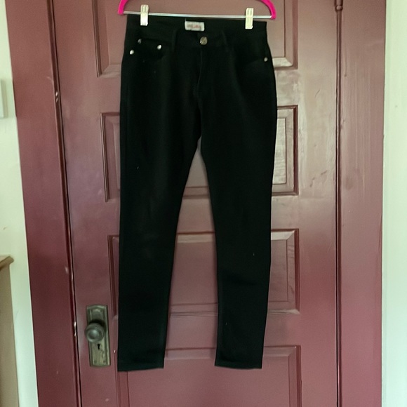 Christian Louboutin | Jeans | Red Bottom Black Shiny Jeans | Poshmark